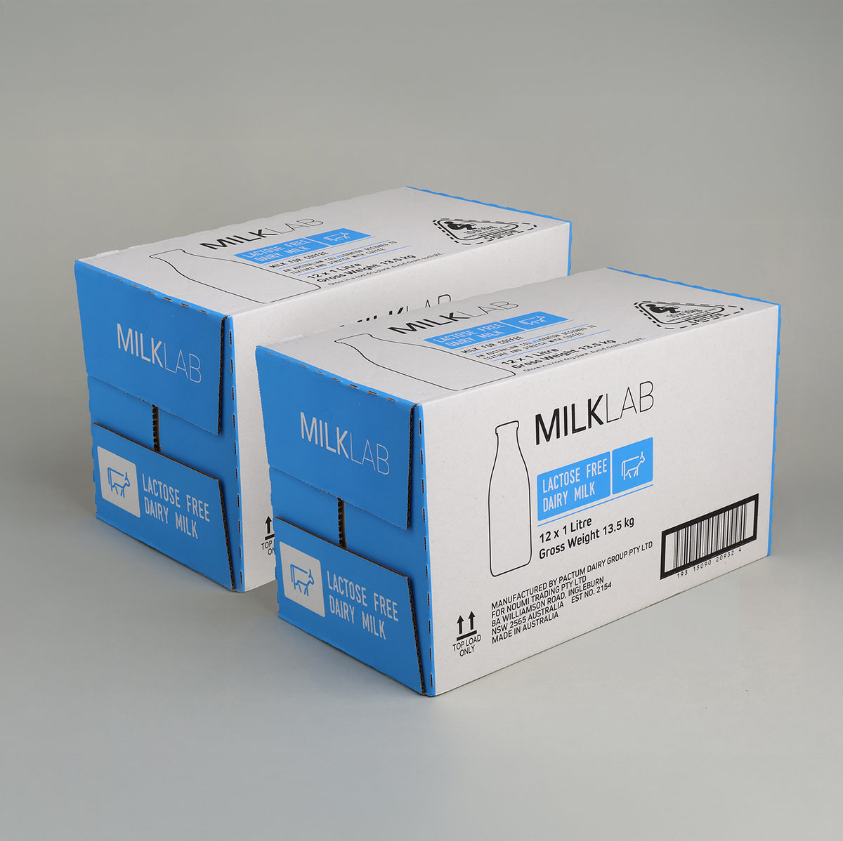 MILKLAB Lactose Free Milk 2 Boxes | 12 x 1L – Mylkables