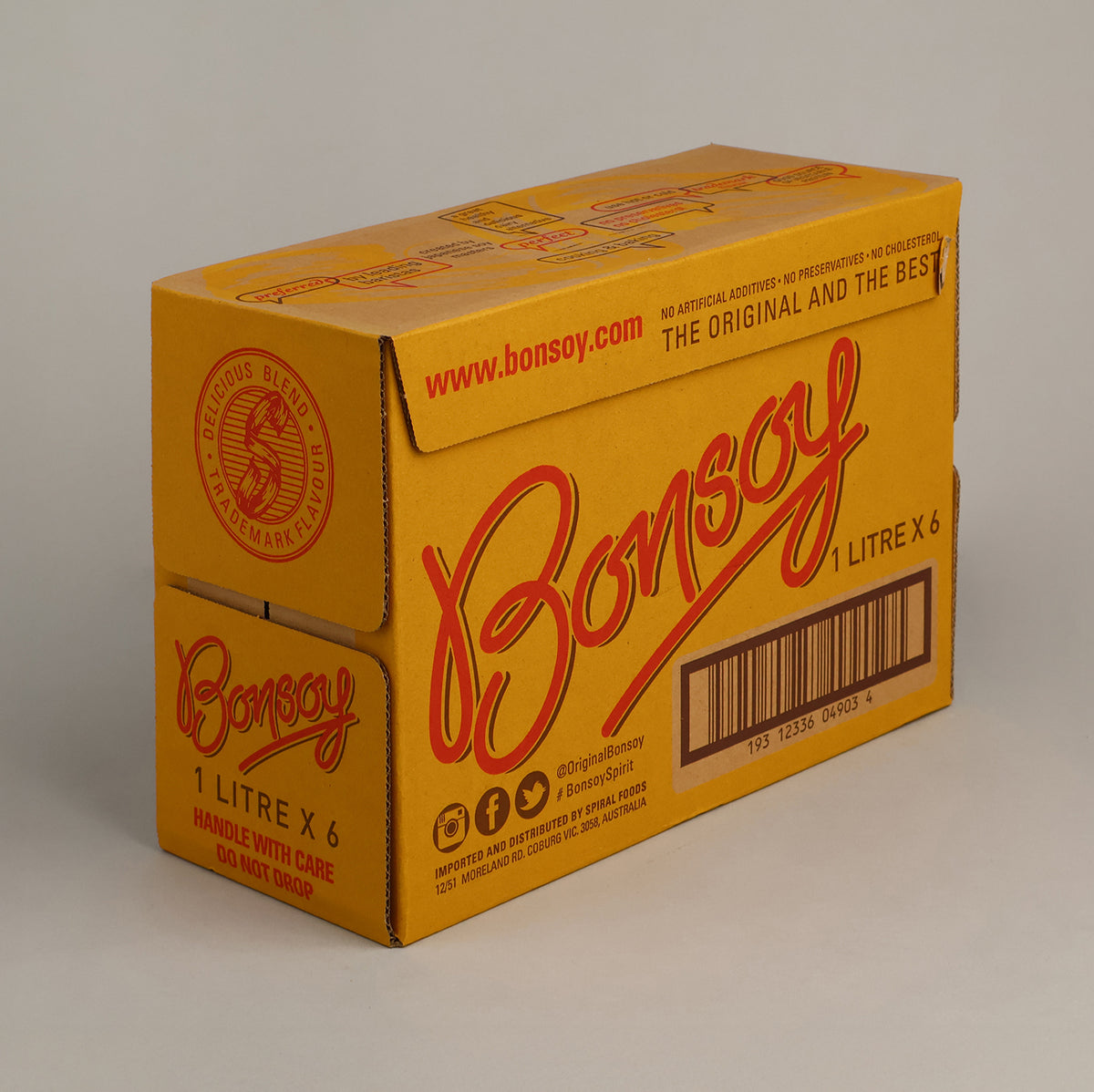 Bonsoy Soy Milk Box | 6 x 1L – Mylkables