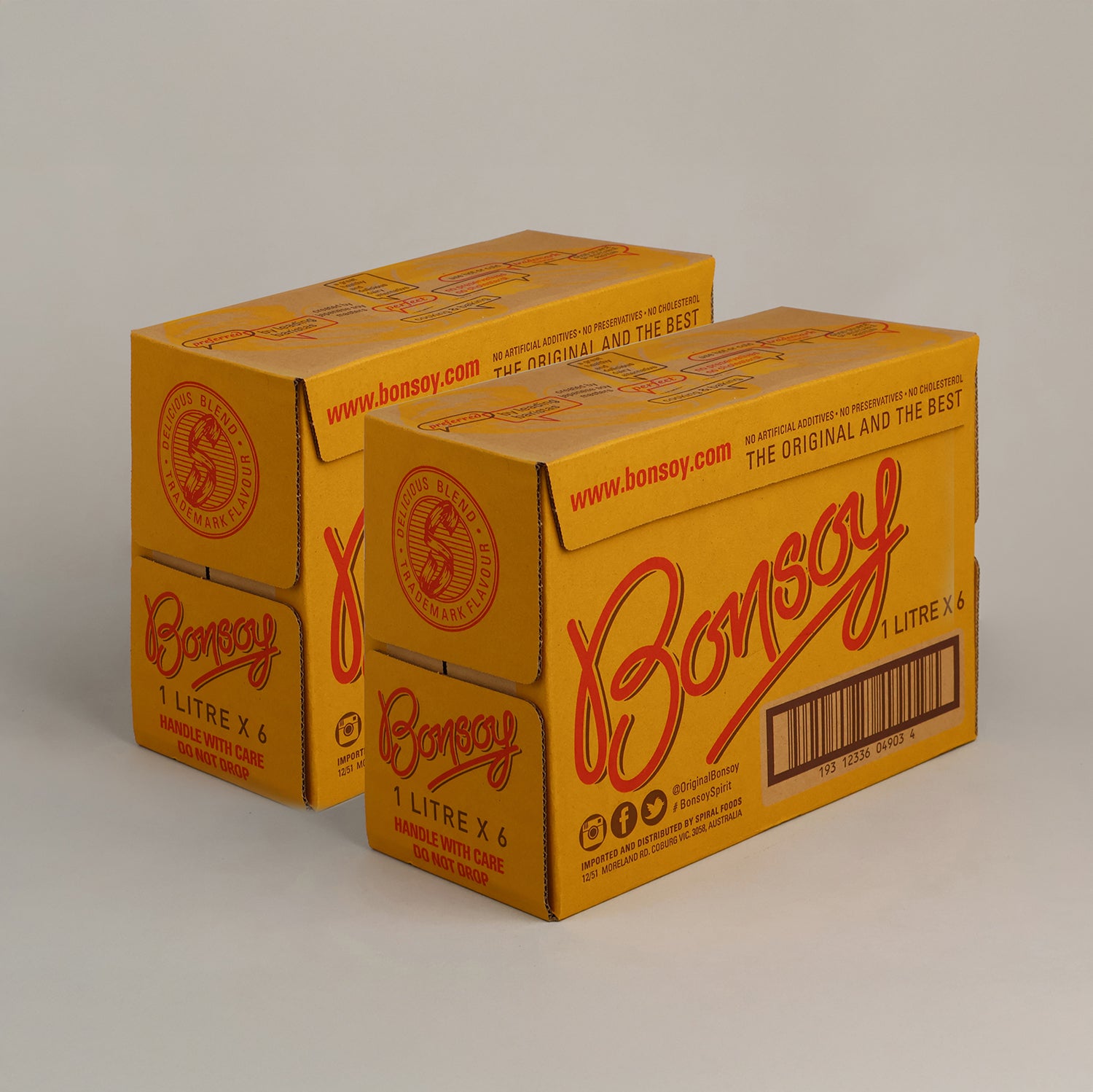 Bonsoy Soy Milk 2 Boxes | 6 x 1L – Mylkables