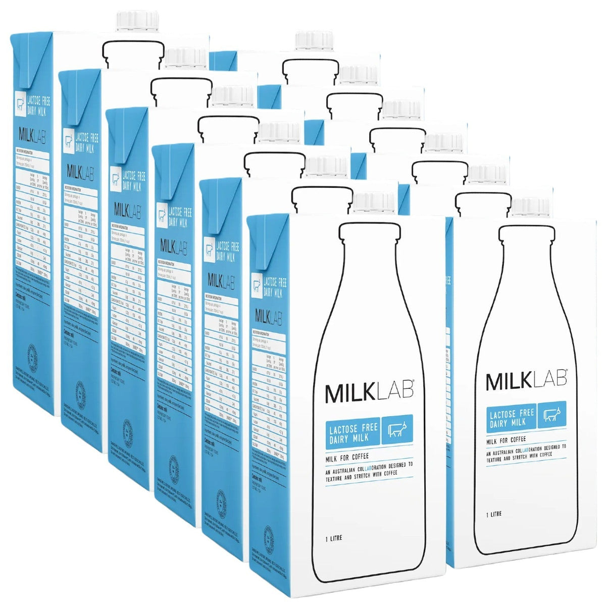 MILKLAB Lactose Free Milk 2 Boxes | 12 x 1L – Mylkables