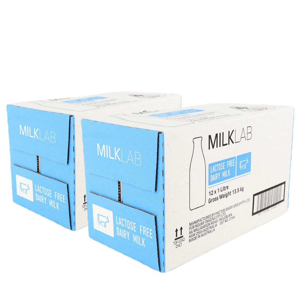 MILKLAB Lactose Free Milk 2 Boxes | 12 x 1L – Mylkables