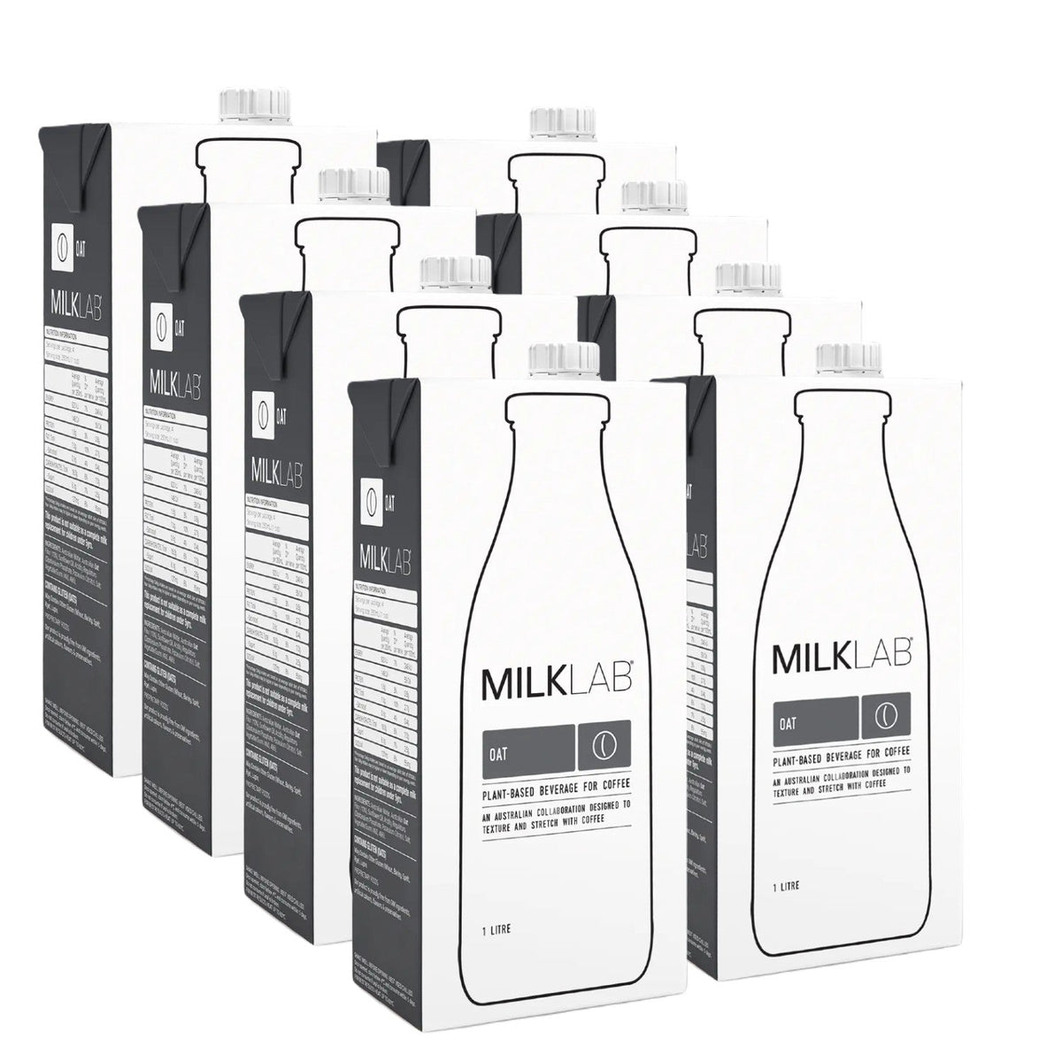 MILKLAB Oat Milk 2 Boxes | 8 x 1L – Mylkables